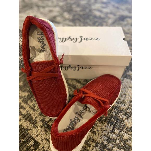 Very G | Shoes | New Very G Jinsi Slip On In Maroon | Poshmark